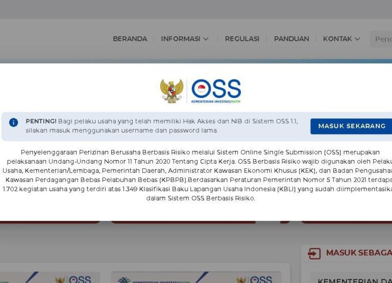 Manfaat dan Cara Mengurus Perizinan Berusaha Melalui OSS - Lendoot.com ...